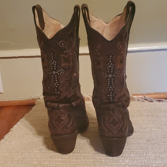 Corral | Shoes | Corral Python Swarovski Crystal Cross Boots | Poshmark